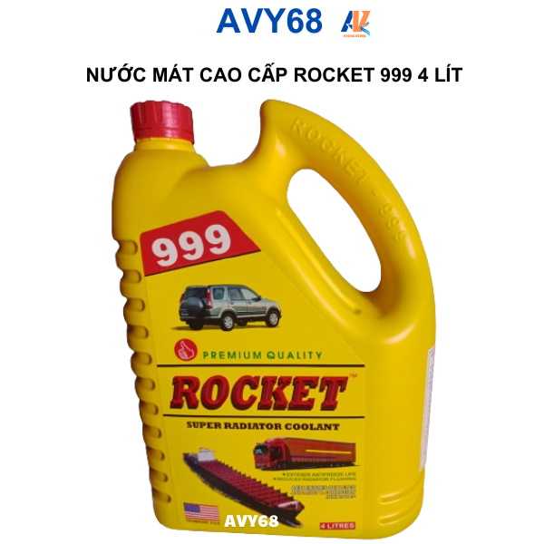 Nước làm mát ô tô cao cấp Rocket 999 Xanh Đỏ 4 lít | Shopee Việt Nam