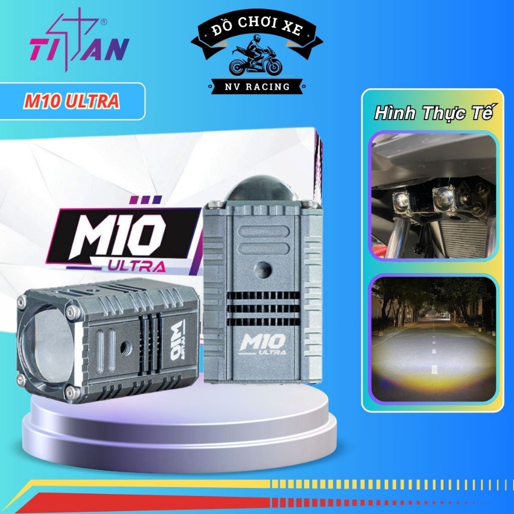 Đèn Trợ Sáng Bi Cầu M10 Ultra 25W Siêu Sáng Chống Nước IP68 Chiếu Xa ...