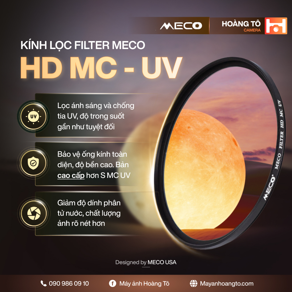 Kính lọc filter MECO HD MC-UV Cao cấp – Chính hãng từ Mỹ | Shopee Việt Nam