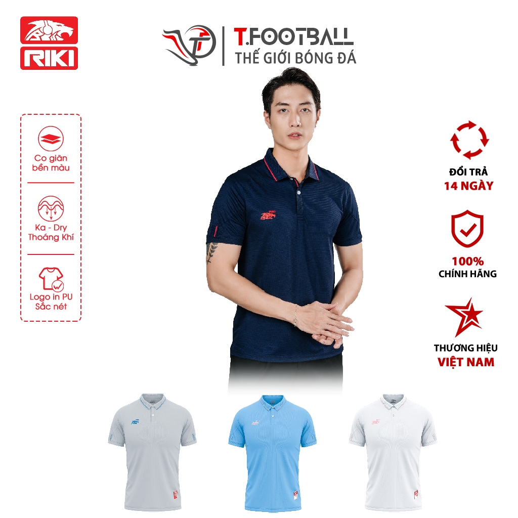 Áo Polo RIKI Ram Chất Vải Polyester Vân Nổi Độc Đáo Và Sang Trọng ...
