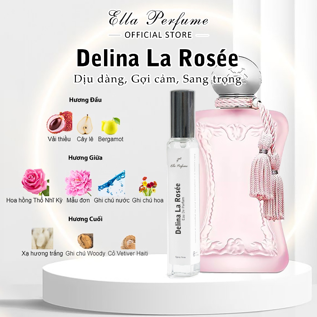 Nước Hoa Nữ Delina / Valaya EDP/ LaRosee Chính Hãng ELLA PERFUME 10ml ...