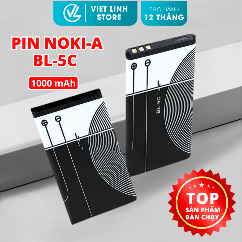 Pin PL 5C, Pin 5C 3 Gân 2ic Chính Hãng Cho Nhiều Dòng Máy 1280, 105 ...