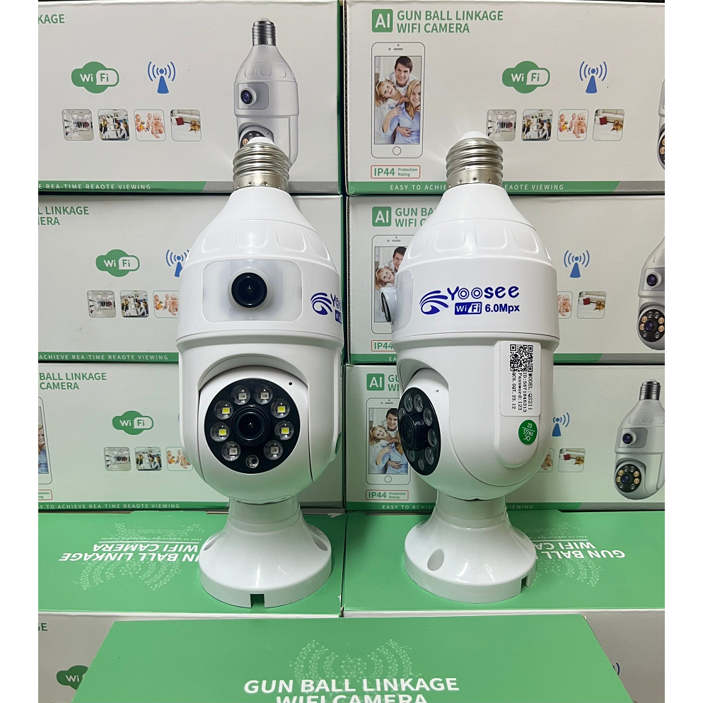 CAMERA IP (2 Màn Hình) Yoosee QS211, A10 Kèm Đui và Camera Wifi Yoosee HK211, 2209 Gắn Bóng Đèn ...