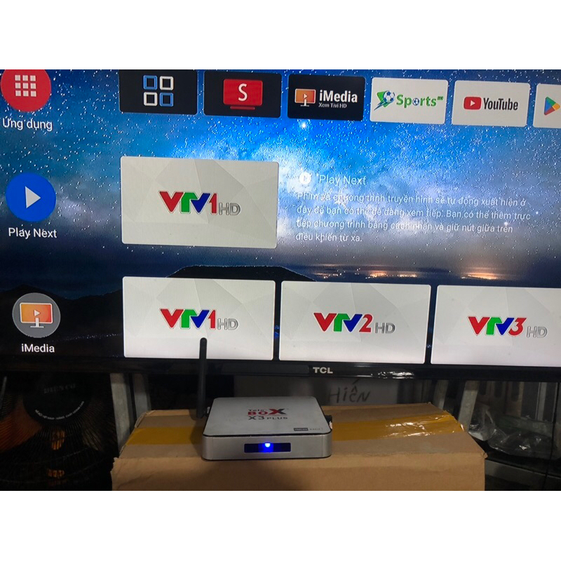 Telebox X3 plus ATV 9 , Hàng cũ chỉ box và nguồn không có điều khiển ...
