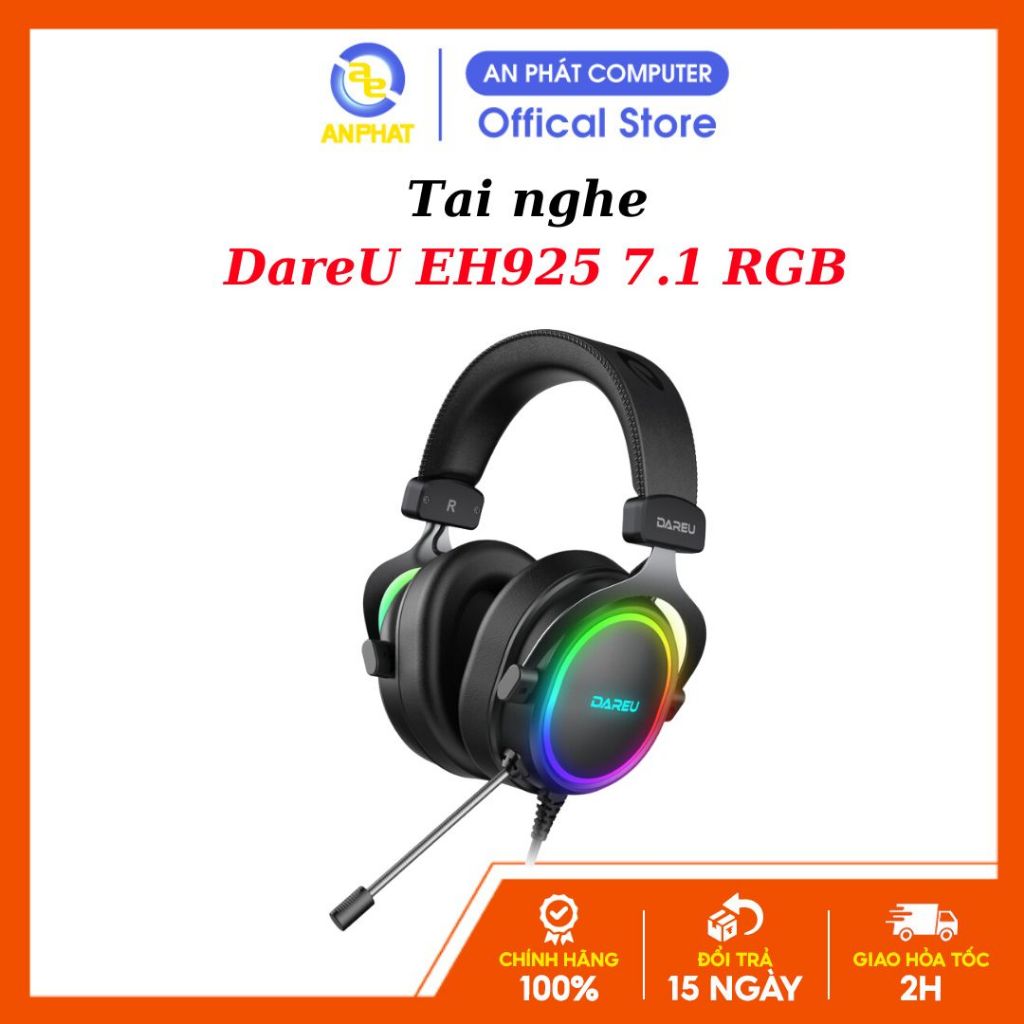 Tai nghe DareU EH925 7.1 RGB - Hàng chính hãng | Shopee Việt Nam