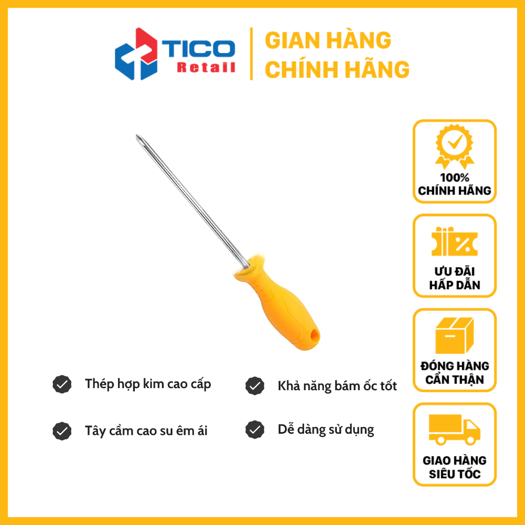 [HÀNG CHÍNH HÃNG] TUA VÍT CHỐNG TRƯỢT TOLSEN 20701-20702-20705 | THIẾT ...