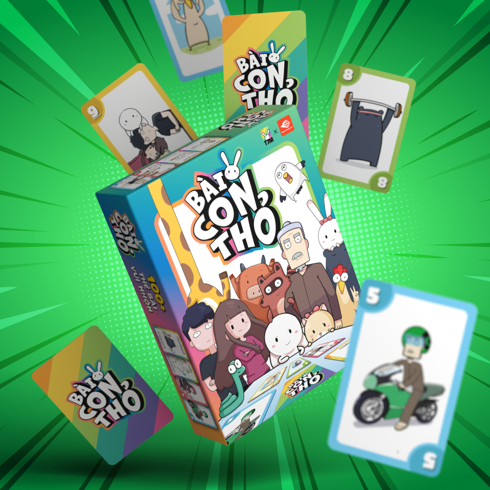 Bài Con Thỏ Lầy Hơn Thỏ được Không Thỏ Bảy Màu Game Thẻ Bài Vui