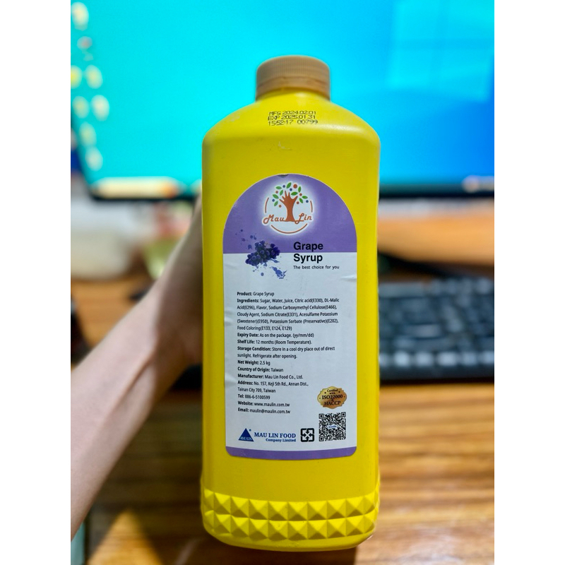 Siro Maulin Nho can 2 lít | Shopee Việt Nam