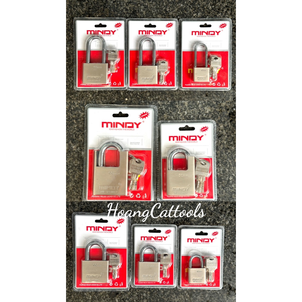 Ổ Khoá Cửa MINDY Trắng Hàng Xịn Dày - Nặng - Chắc Chắn Đủ Size | Shopee ...