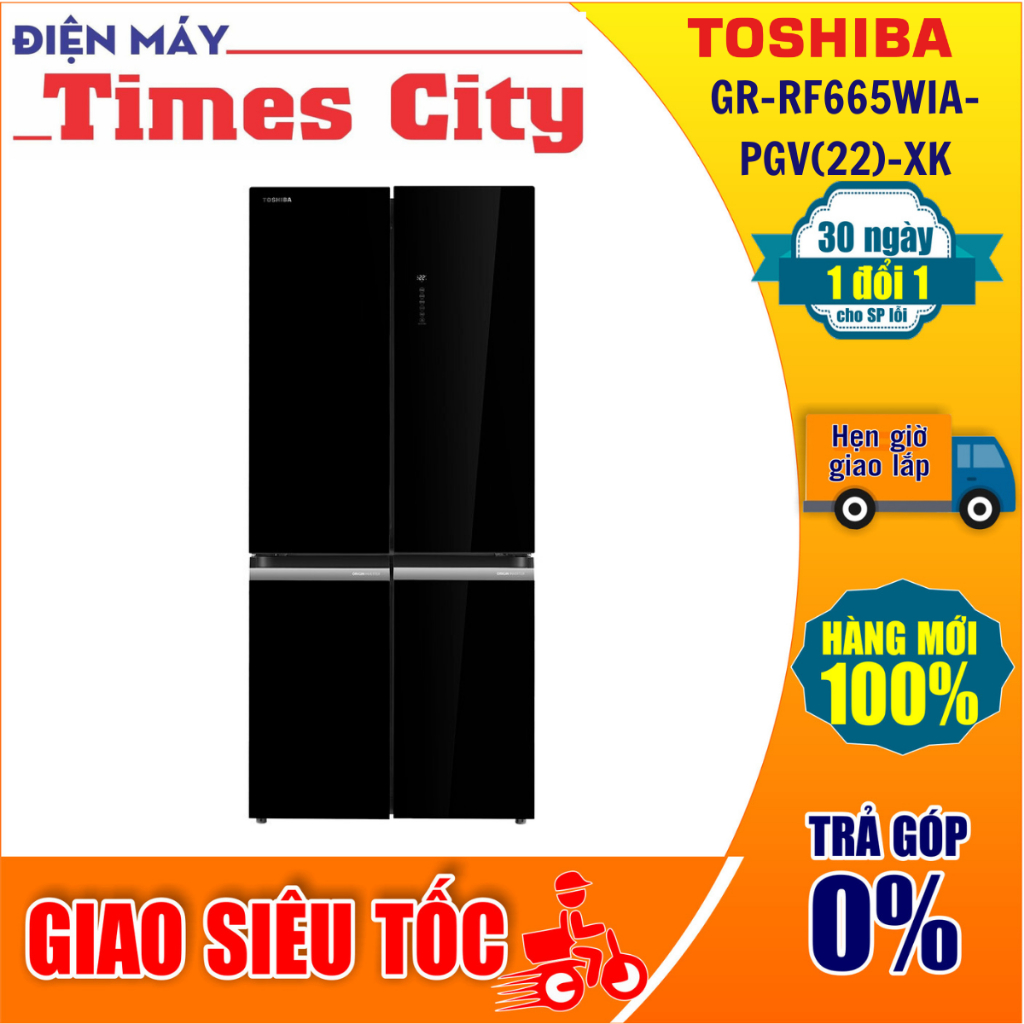 Tủ lạnh Toshiba Inverter 515 lít GR-RF665WIA-PGV(22)-XK | Shopee Việt Nam