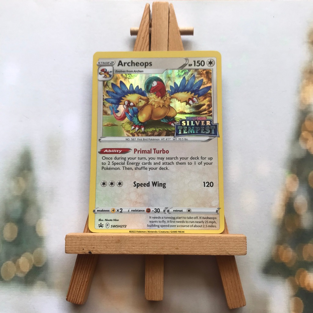 Thẻ hình Pokemon Archeops SWSH272 - Lá bài lẻ Promo tiếng Anh chính ...