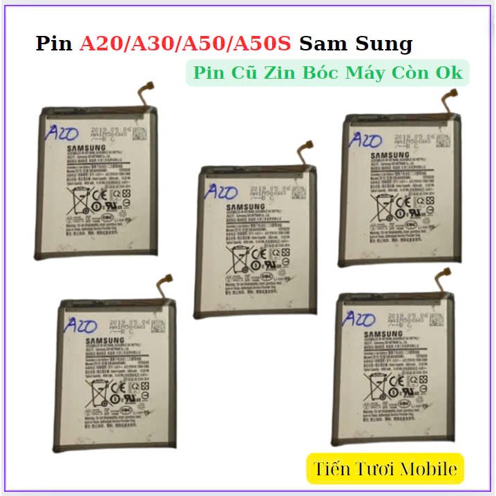 Pin A20/A30/A50/A50S SamSung (pin bóc máy còn ok) | Shopee Việt Nam