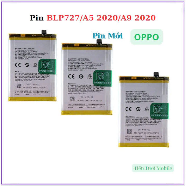 Pin oppo BLP727/A5 2020/A9 2020,mới | Shopee Việt Nam
