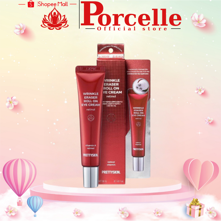 Kem dưỡng mắt Pretty Skin Wrinkle Eraser Roll On Eye Cream Retinol 30ml ...