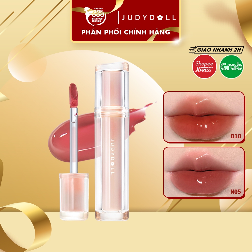 Son Tint Bóng Judydoll Iced Tea Watery Lip Gloss 2.4g | Shopee Việt Nam