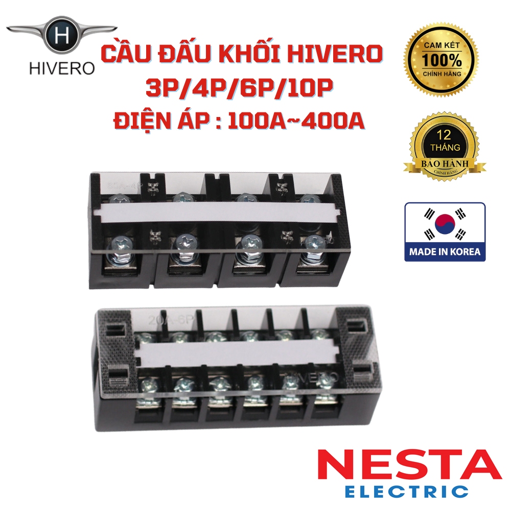 [MADE IN KOREA] Cầu đấu khối HIVERO (DOMINO) - Đủ loại 3P 4P 5P 6P 8P ...