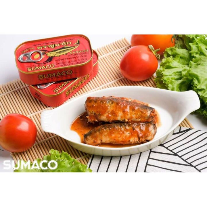 [COMBO 3 HỘP] Cá Mòi Sốt Cà Thái Lan Sardines Sumaco Hộp 125g | Shopee ...