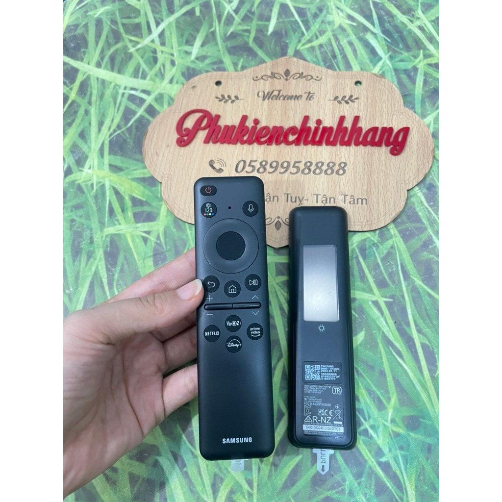 Remote tivi dành cho Samsung Pin năng lượng mặt trời hàng zin bảo hành ...