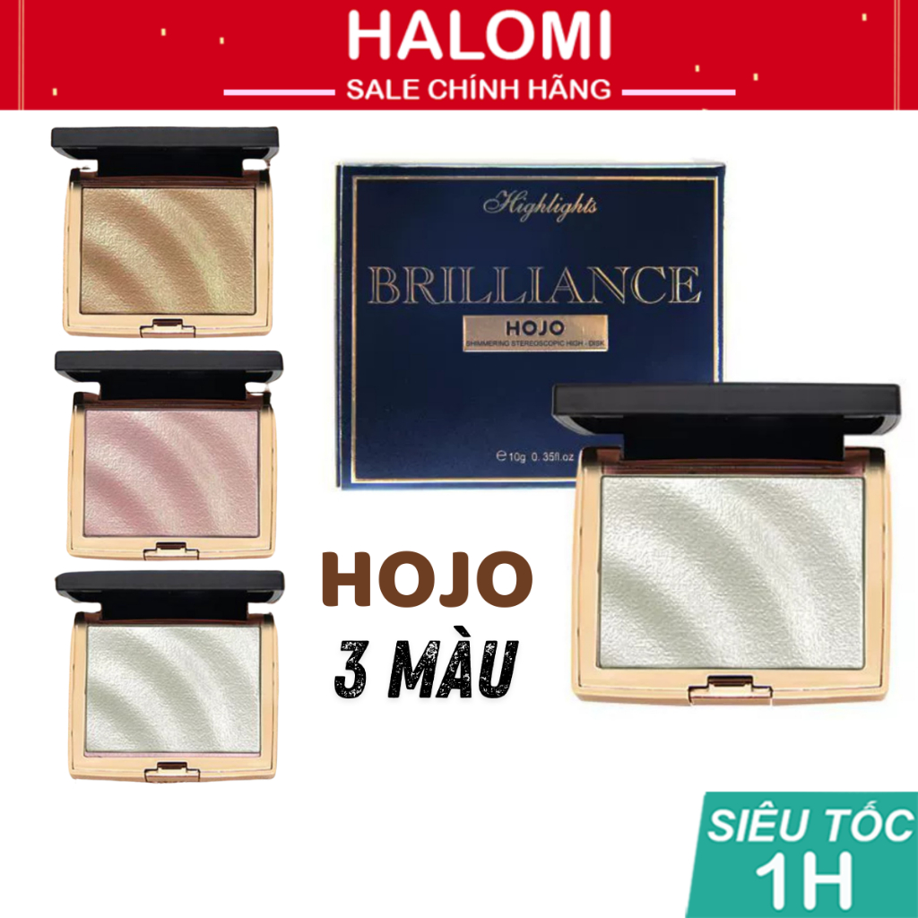 Phấn bắt sáng HOJO Highlight Brilliance 3 màu hiệu ứng 3D lì độ bóng ...