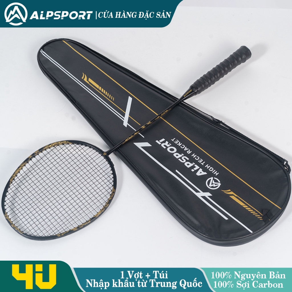 ALP Cherry 4U Căng Max 26LBS 12KG Vợt Cầu Lông Hồng Original 100% Full ...