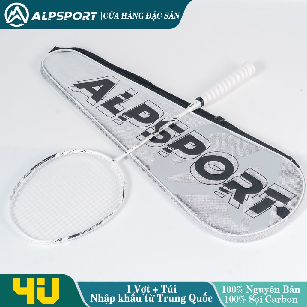 ALP Cherry 4U Căng Max 26LBS 12KG Vợt Cầu Lông Hồng Original 100% Full ...