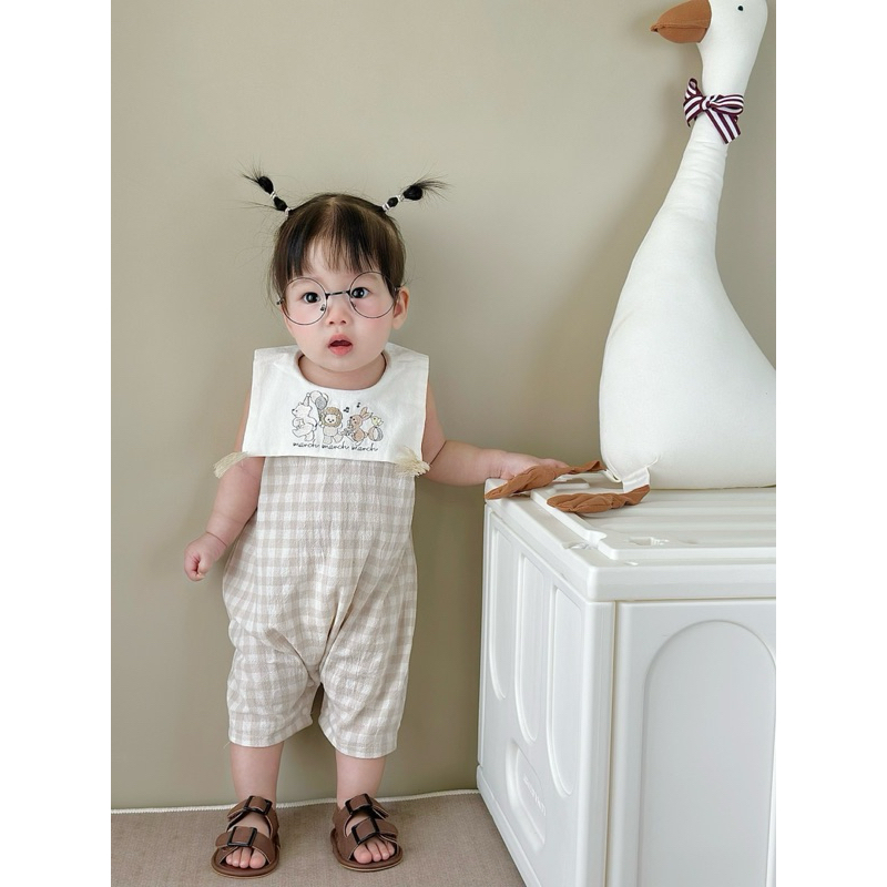 Body suit cho bé thuỷ thủ caro phong cách hàn quốc hãng cottoli cho bé mặc thôi nôi sinh nhật ...