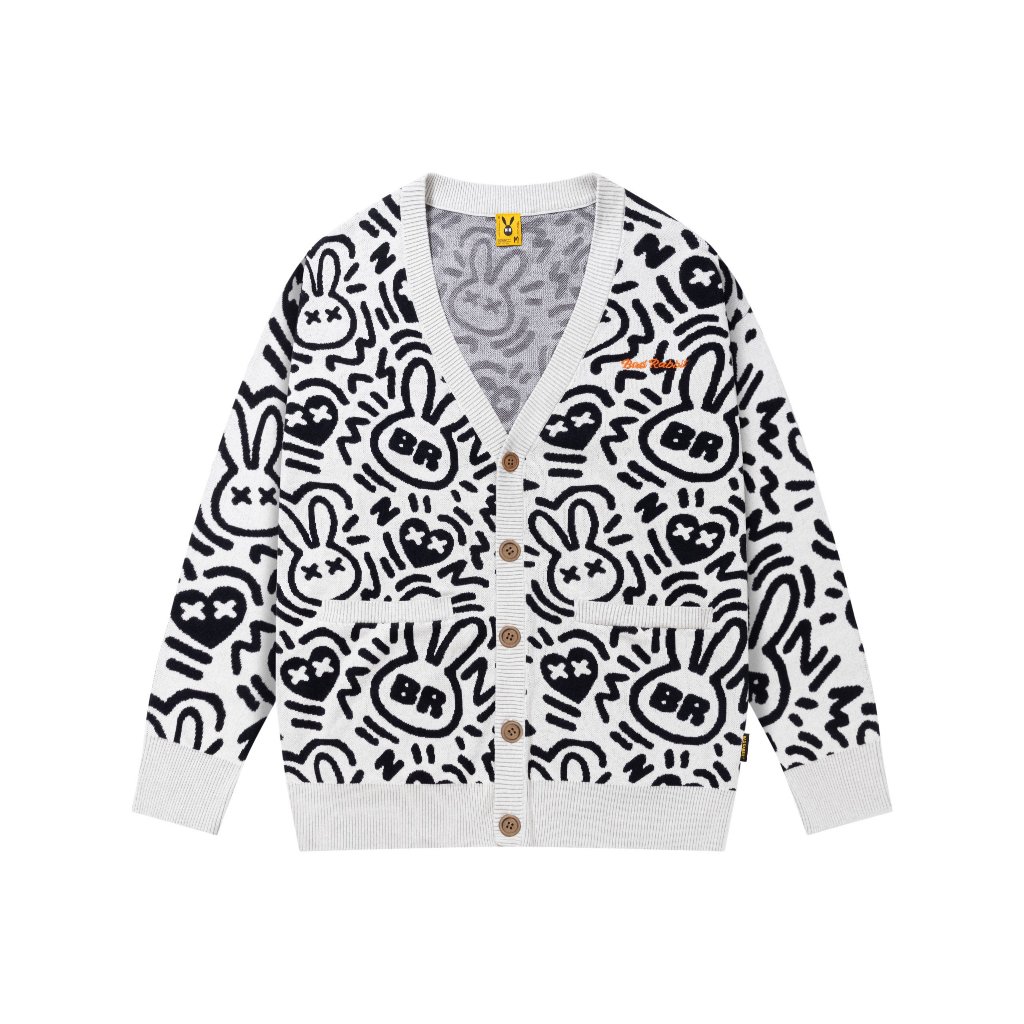 Áo Khoác Bad Rabbit HEART CARDIGAN - Local Brand Chính Hãng | Shopee ...