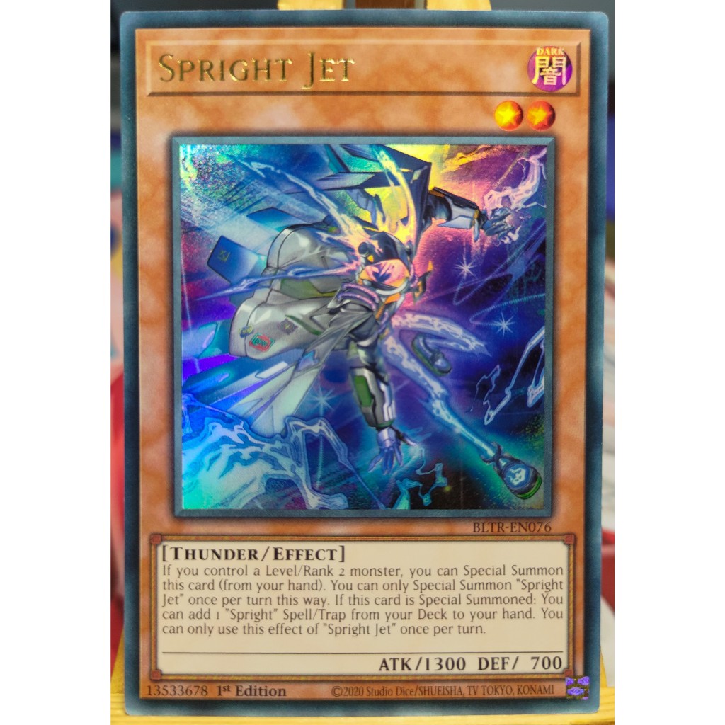 [KW2 Yugioh] [EN-UK] Thẻ bài Spright Jet - BLTR-EN076 - Ultra Rare 1st ...