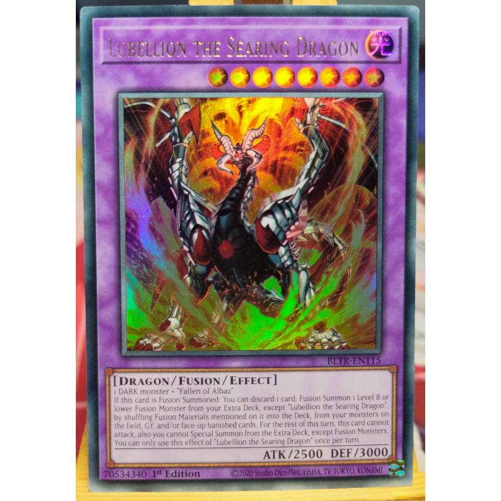 [KW2 Yugioh] [EN-UK] Thẻ bài Lubellion the Searing Dragon - BLTR-EN115 - Ultra Rare 1st Edition ...