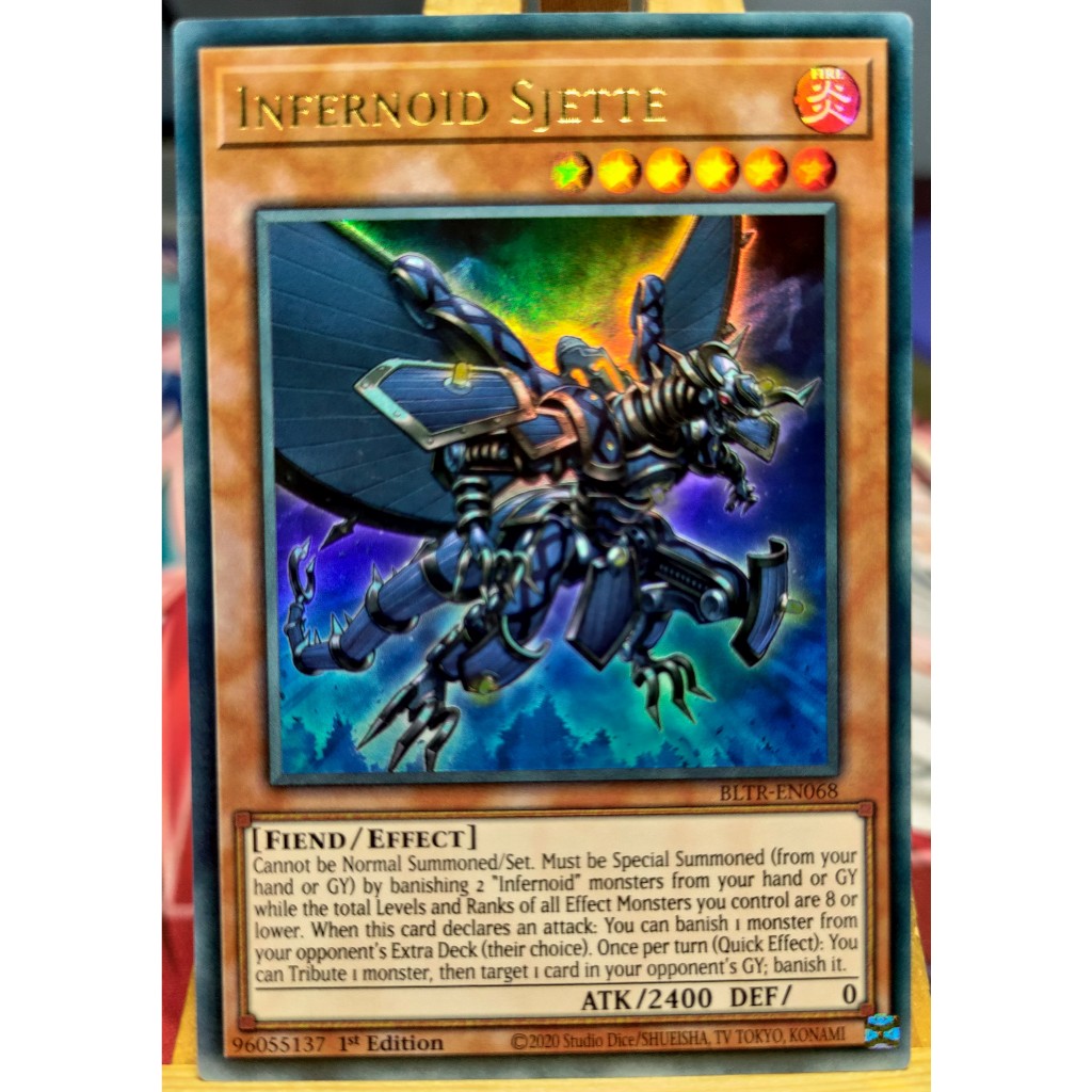 [KW2 Yugioh] [EN-UK] Thẻ bài Infernoid Sjette - BLTR-EN068 - Ultra Rare 1st Edition | Shopee ...