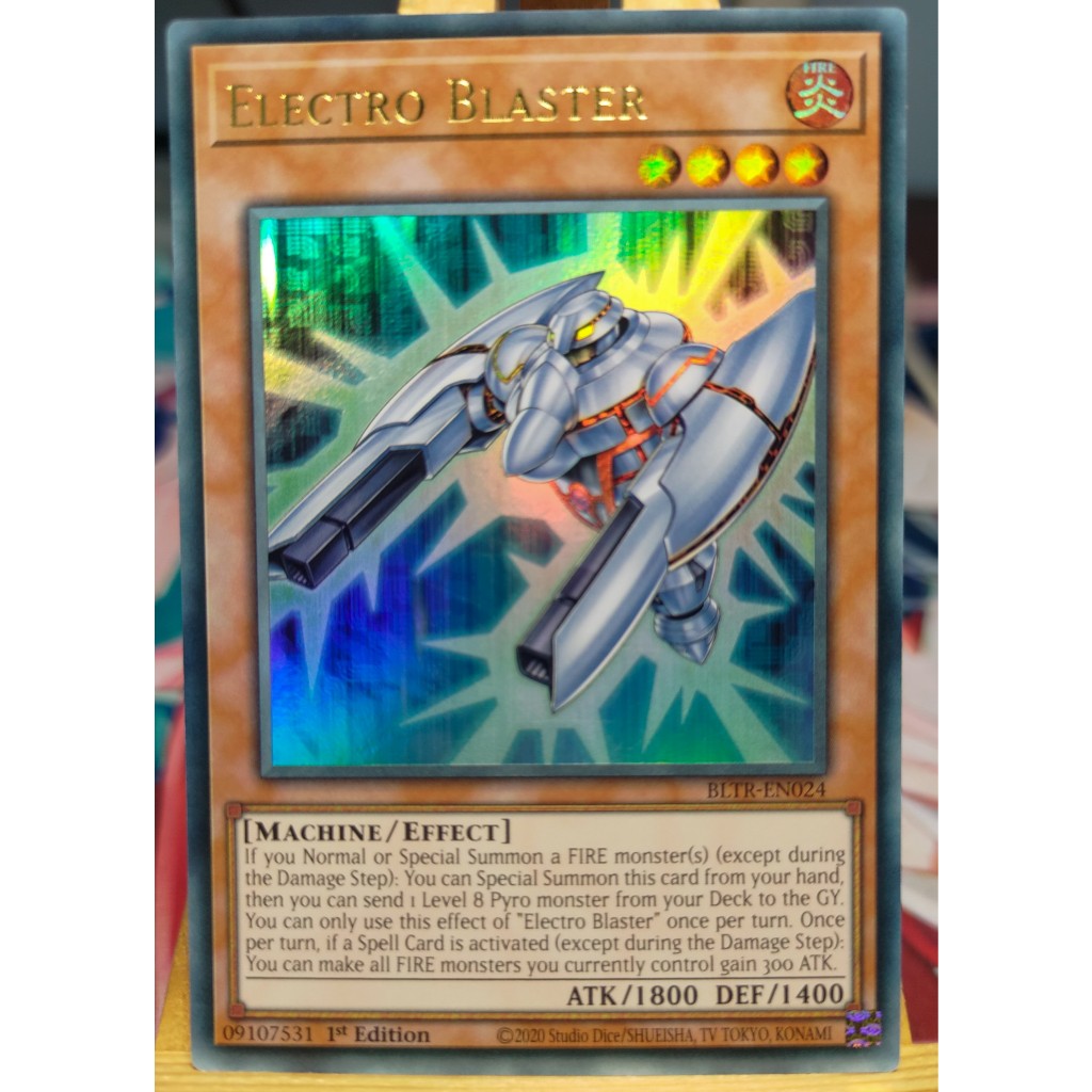 [KW2 Yugioh] [EN-UK] Thẻ bài Electro Blaster - BLTR-EN024 - Ultra Rare ...