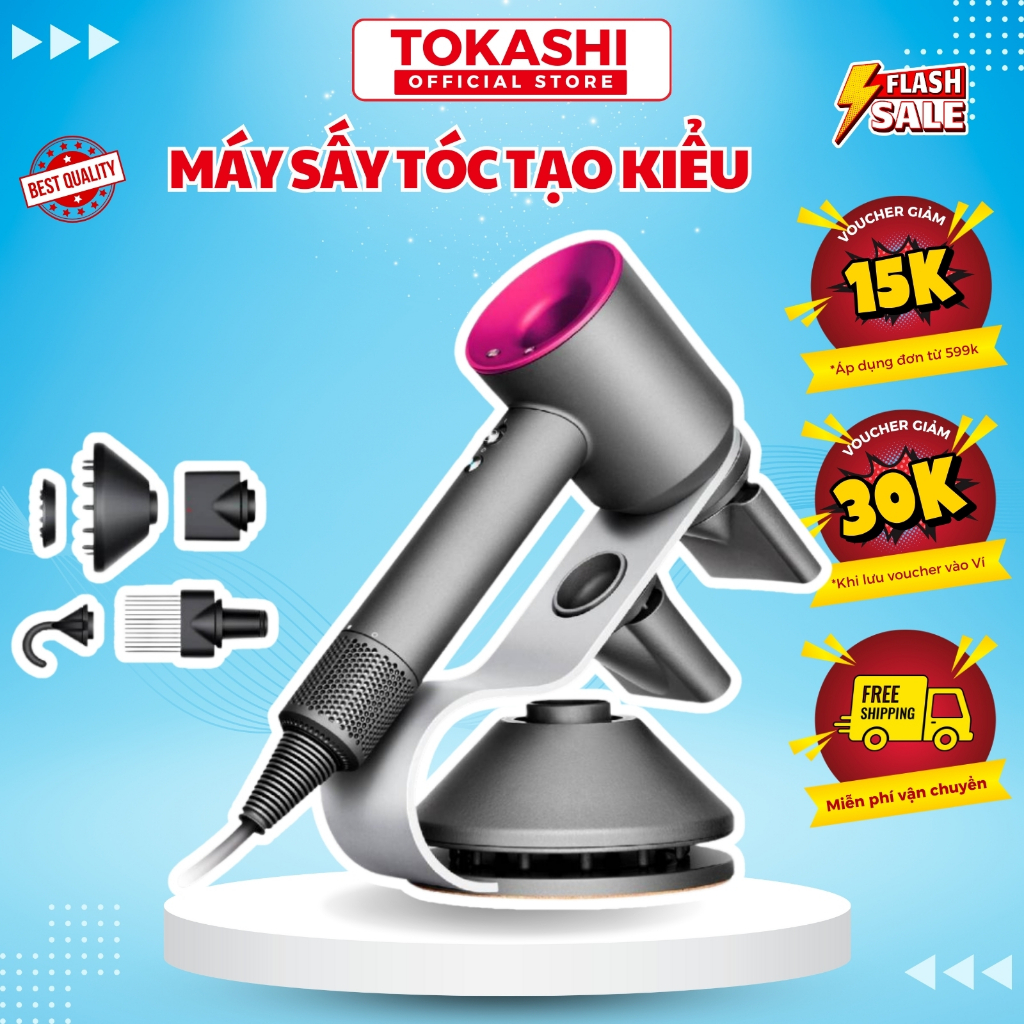 Máy sấy tóc TOKASHI cao cấp tạo kiểu chuẩn salon công suất lớn 2 chiều ...