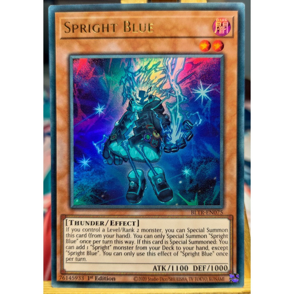 [KW2 Yugioh] [EN-UK] Thẻ bài Spright Blue - BLTR-EN075 - Ultra Rare 1st ...