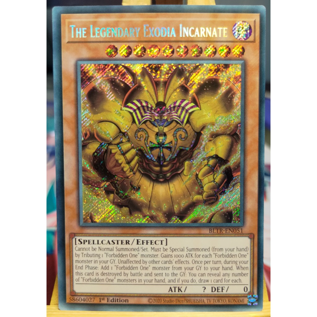 [KW2 Yugioh] [EN-UK] Thẻ bài The Legendary Exodia Incarnate - BLTR-EN051 - Secret Rare 1st ...