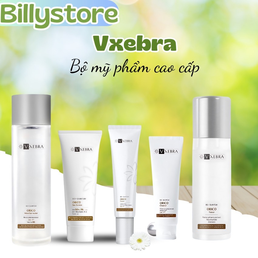 Bộ mỹ phẩm chăm sóc da độc quyền Vxebra hàng đầu tại Việt Nam 5 bước ...