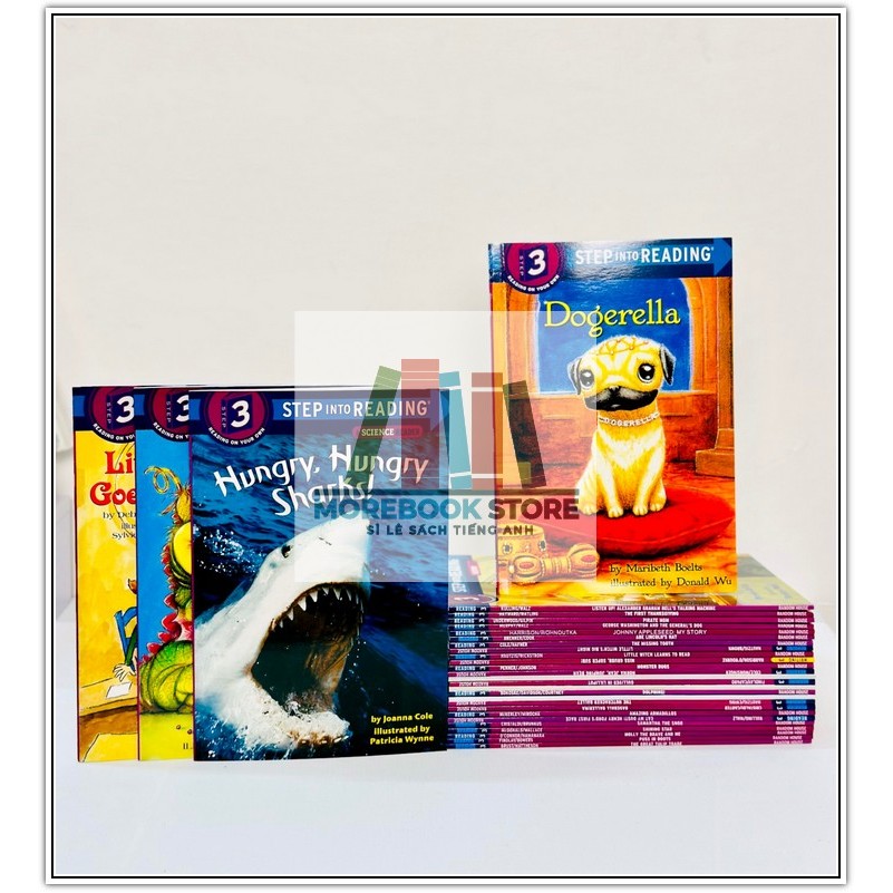 Step Into Reading Level 3 ( trọn bộ 30c nhập ) | Shopee Việt Nam