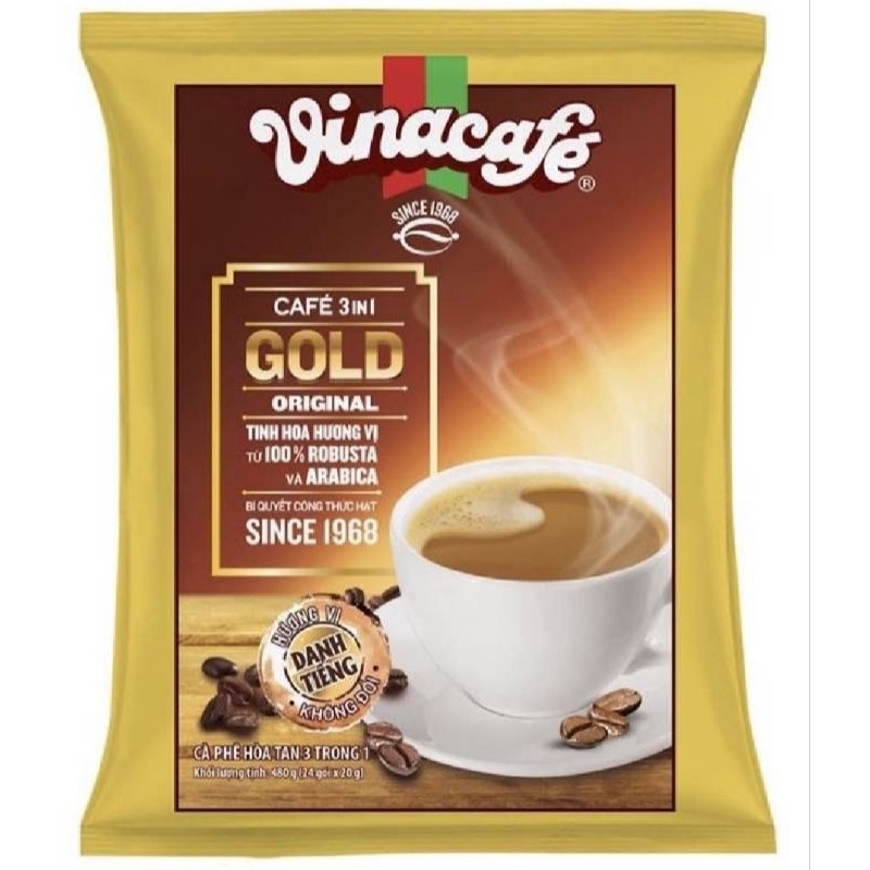 VINA Cafe - Cà phê sữa đá ( bịch 24 gói x 20g/gói) | Shopee Việt Nam
