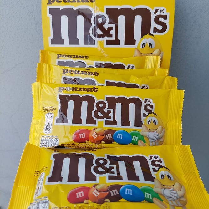 Socola M&M Đậu Phộng Peanut 37g (24 gói)- Hỏa tốc 2h | Shopee Việt Nam