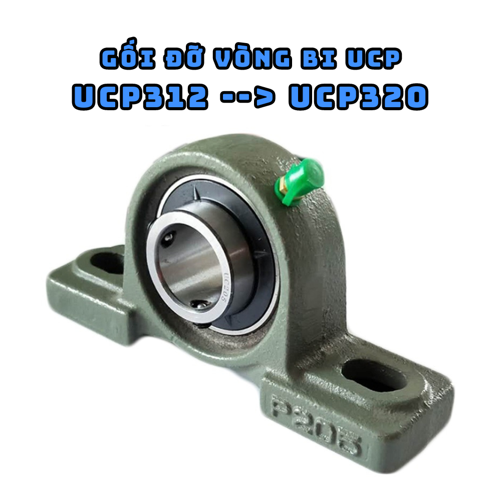 Gối đỡ vòng bi, gối đỡ trục UCP SYGO UKB UCP312, UCP313, UCP314, UCP315, UCP316, UCP317, UCP318 ...