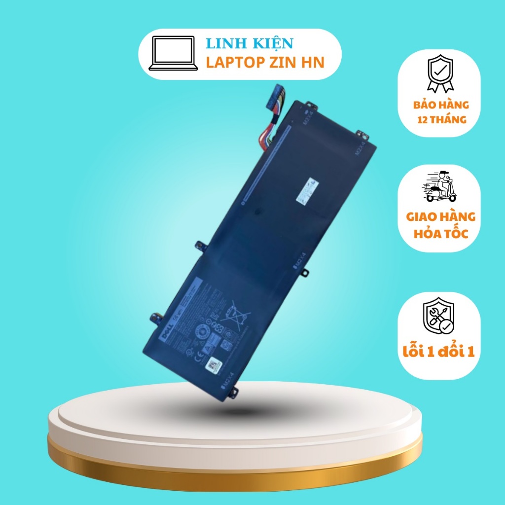 Pin Zin Laptop Dell XPS 15 9560, Precision 5520, Inspiron 15 7590 7591 ...