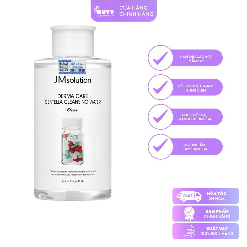 Nước Tẩy Trang JMsolution Water Luminous SOS Ringer Cleansing Water ...
