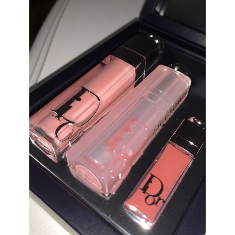Set 3 Son Dior Maximizer 001 - Lip Glow 001 - Maximizer 038 Mini Size ...