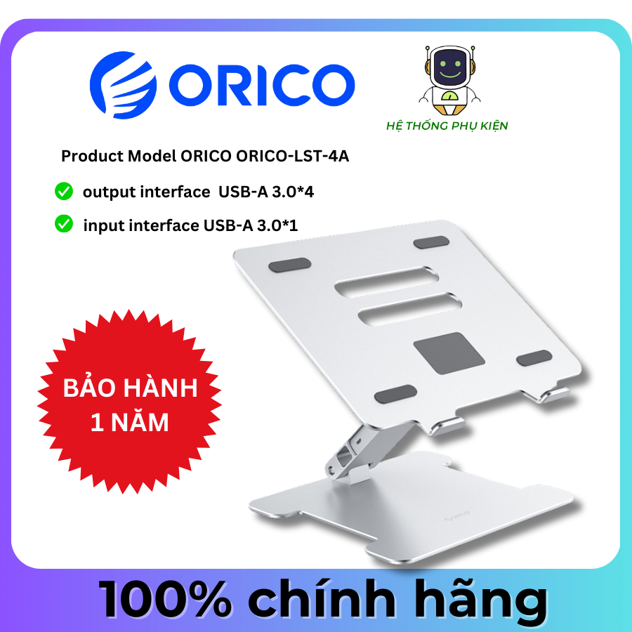 Giá Đỡ Laptop Tích Hợp USB Hub ORICO LST-4A Hàng Chính Hãng | Shopee Việt Nam