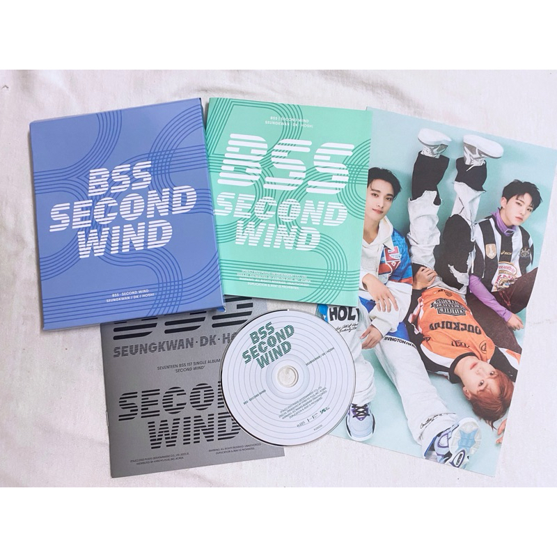 seventeen BSS Album Second Wind đã khui seal, gồm cd và Photobook như ...