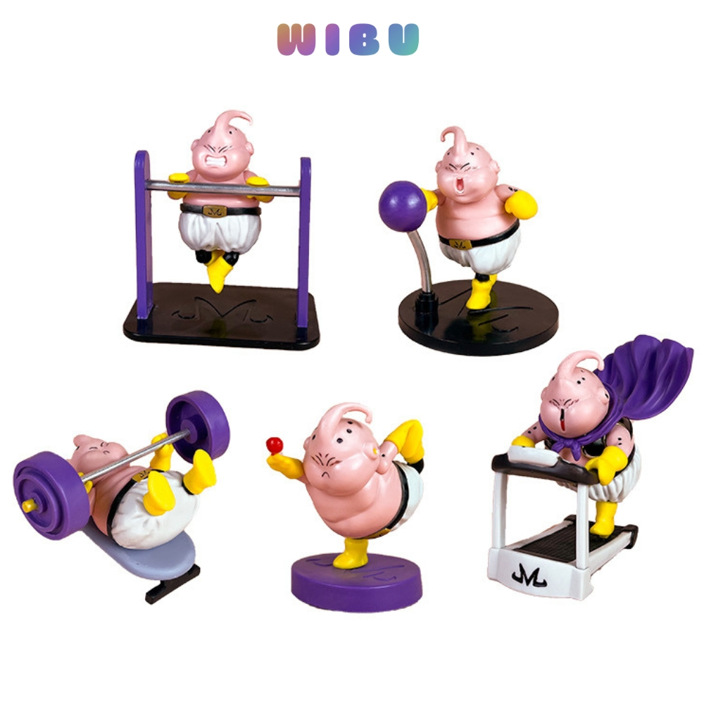 Mô Hình DragonBall MaBu Tập Gym siêu dễ thương cao 10cm - Figure ...