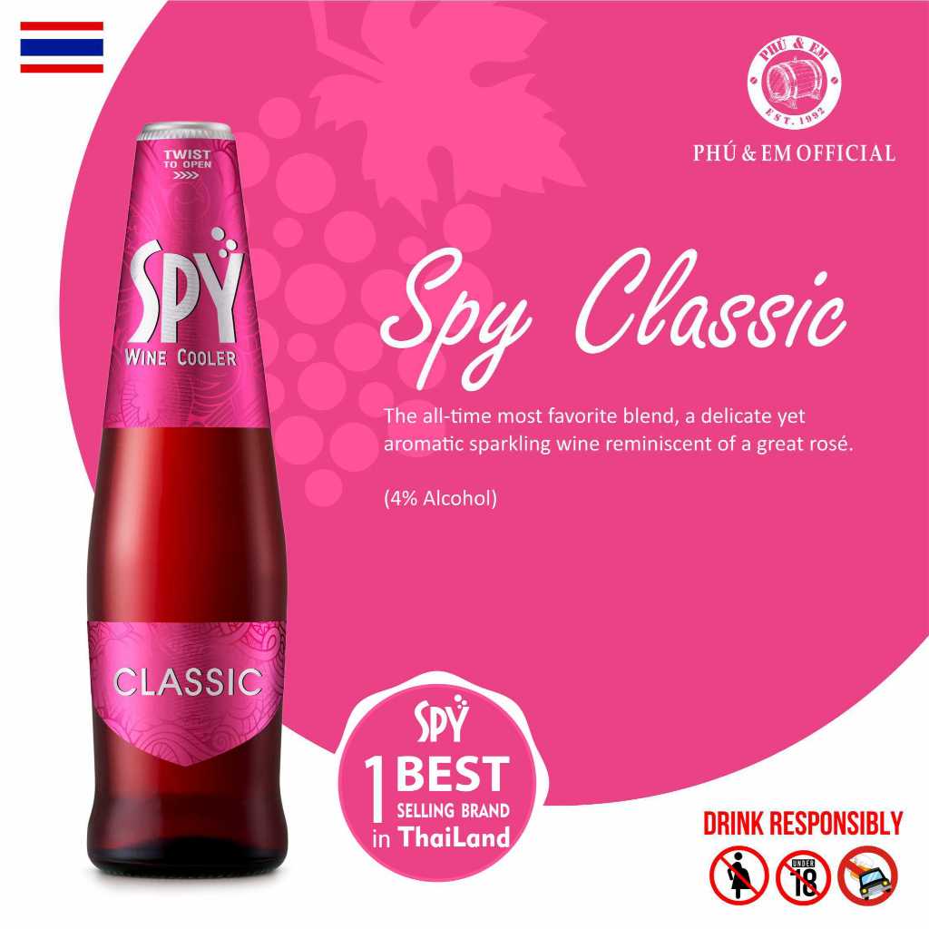 Rượu Trái Cây Thái Lan Spy Classic Nồng Độ 4% 275ml | Shopee Việt Nam