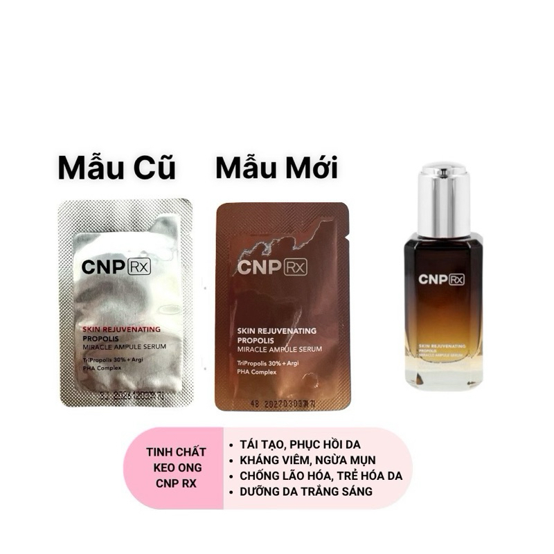 Combo Gói Tinh chất keo ong tái sinh CNP Rx propolis miracle ampoule ...
