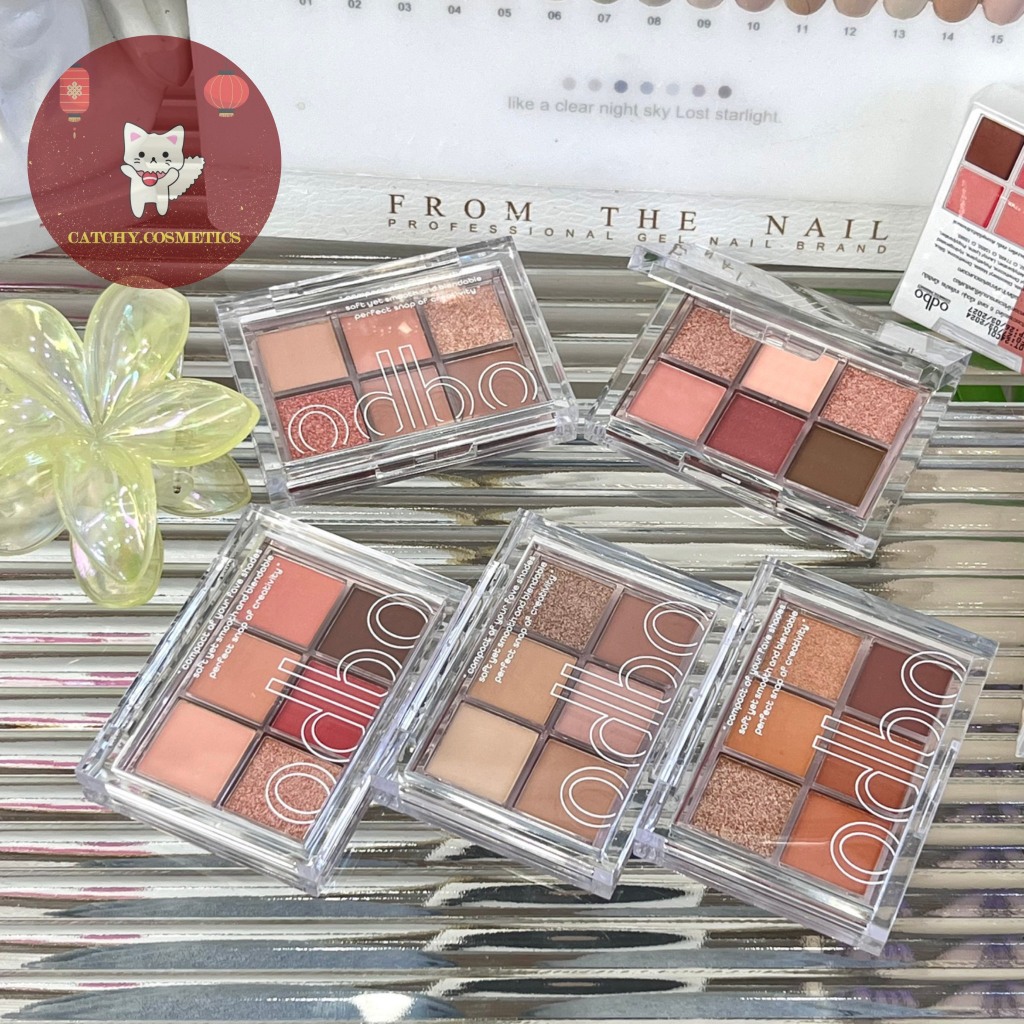 [ODBO] Bảng Mắt ODBO 6 Ô Nhũ Lì, Trong Suốt Signature Eyeshadow Palette (OD276) 4.8g | Shopee ...