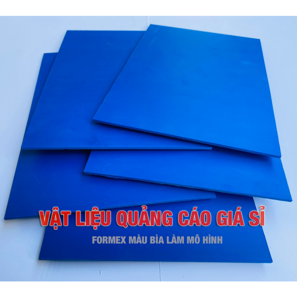Bìa mô hình Formex màu xanh 20x30cm - 5mm | Shopee Việt Nam
