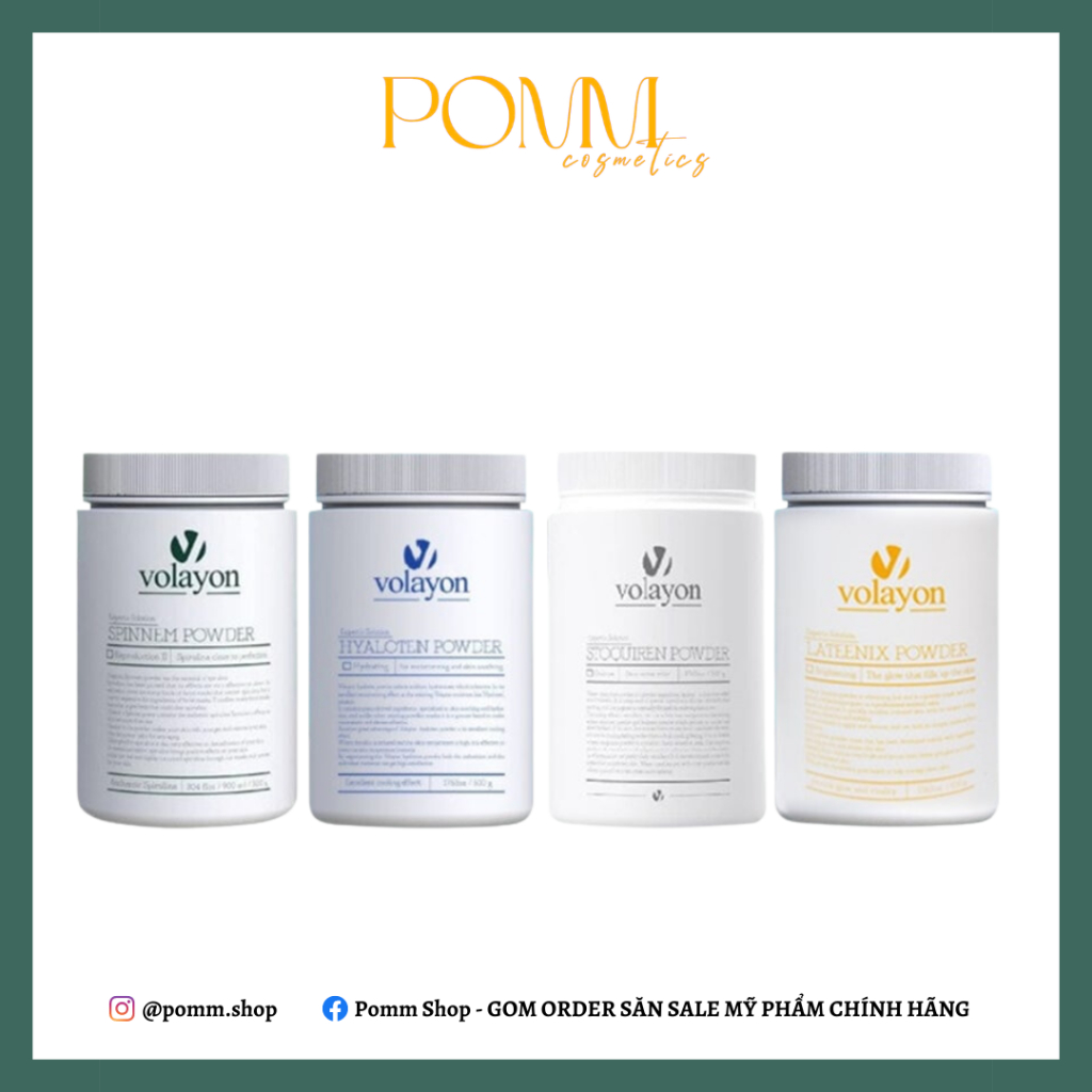 Mặt Nạ Tảo Xoắn Volayon Dạng Bột (Hộp 500g - 100g) | Shopee Việt Nam